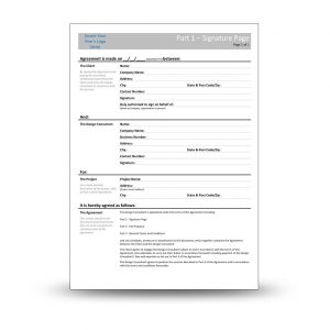 Small Works Fee Proposal Template | Blue Turtle Consulting